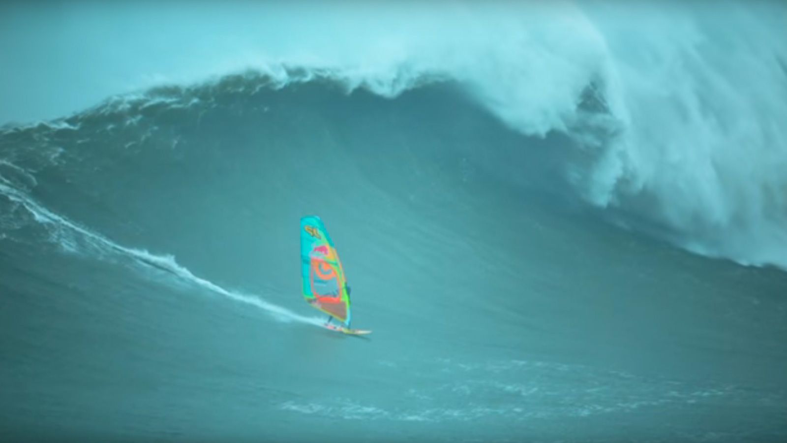 Watch: Jason Polakow becomes first windsurfer to ride giant Nazaré waves